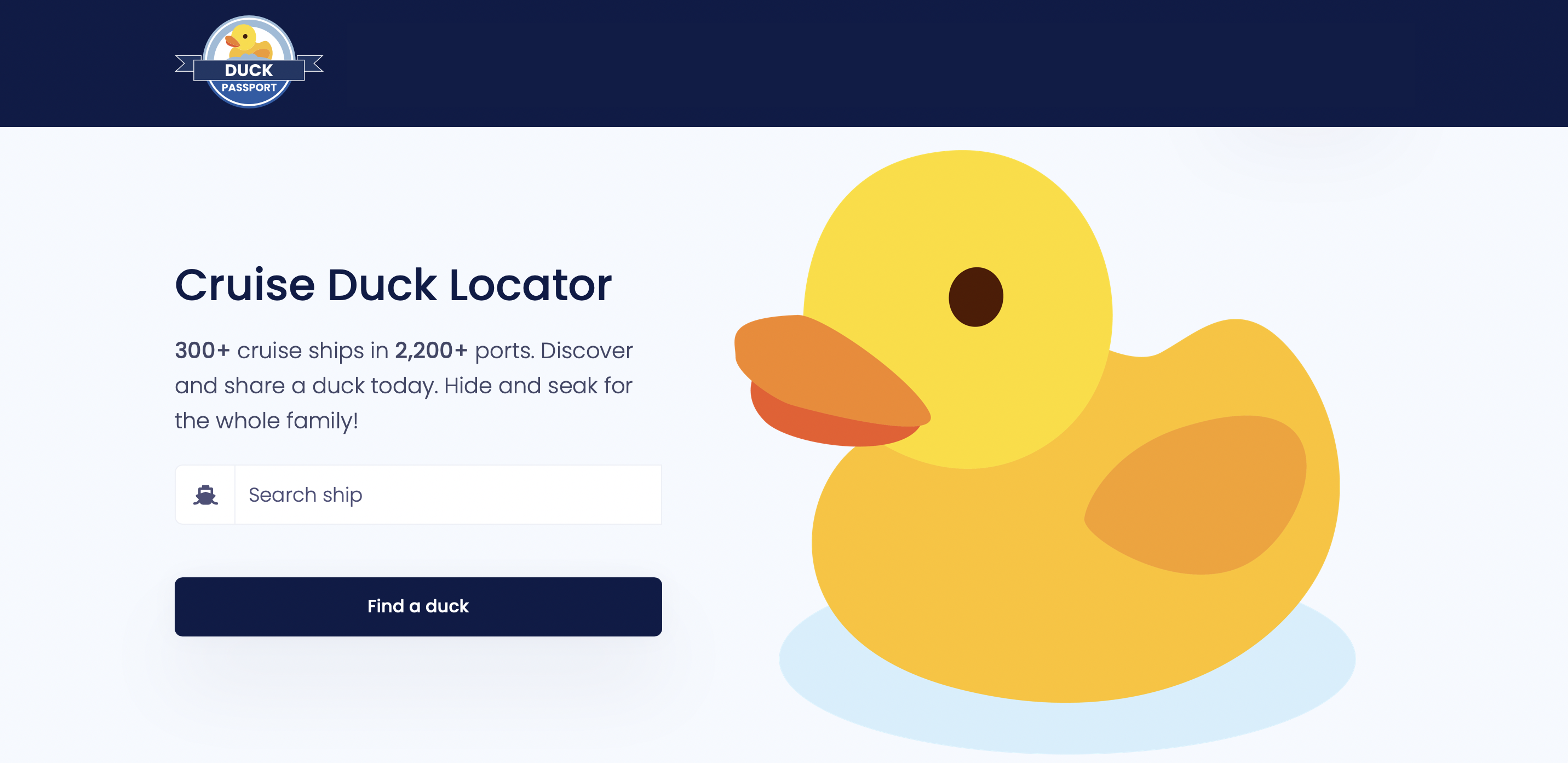 Duck Passport | Register, Hide, Seek